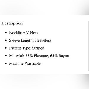 Panrilla | Tops | Modern Stripe Sleeveless Tank | Poshmark